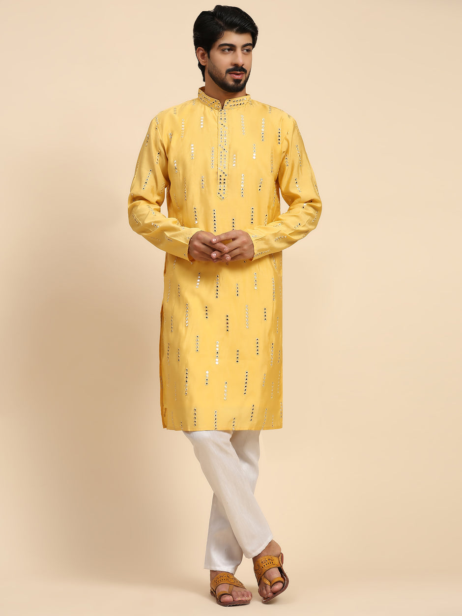 Haldi Kurta for Men - Buy Haldi Kurtas for Men Online